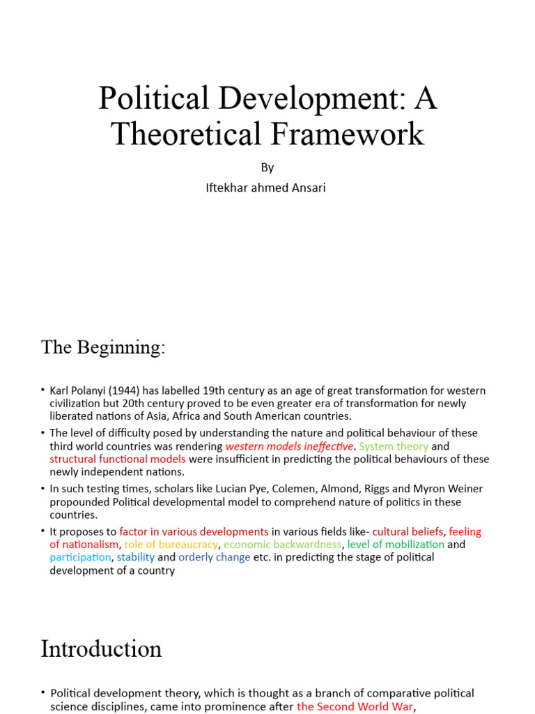 Political Development | PDF | Marxism | Modernization Theory