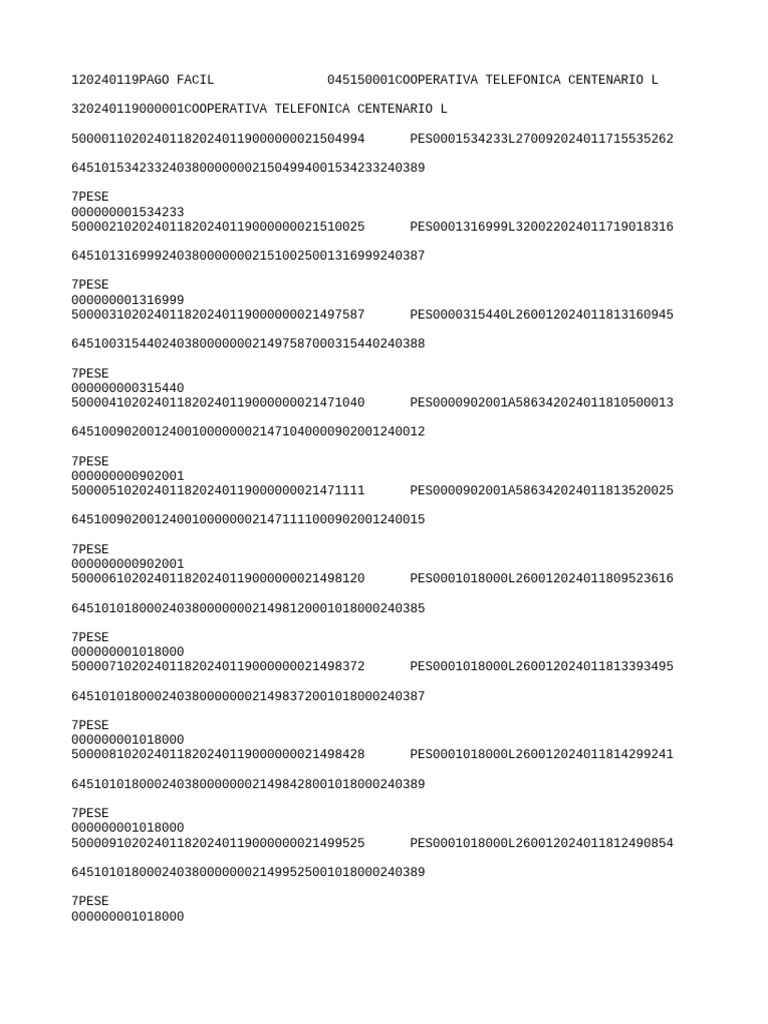 Payment Records for 190124 | PDF