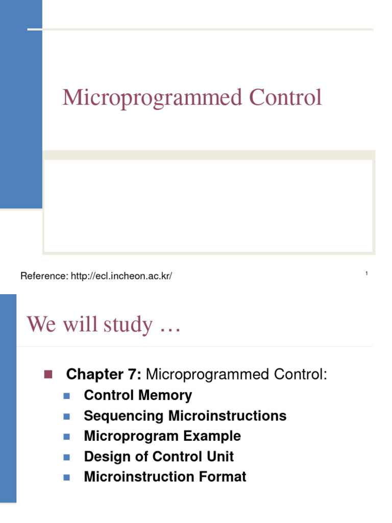Microprogrammed Control Unit Overview | PDF | Digital Electronics ...
