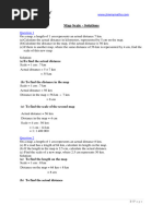 Corbett Maths: Scales and Maps Exercises | PDF | Length