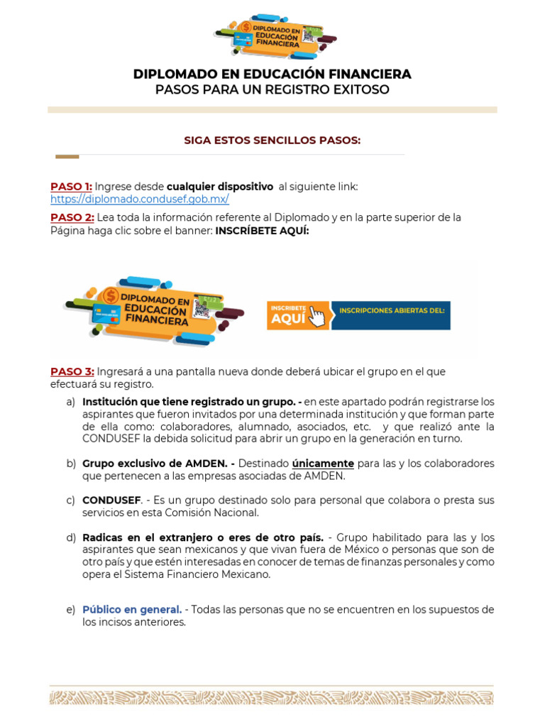 10 - Pasos - para - Un Registro - Exitoso - 2024 | PDF | Informática