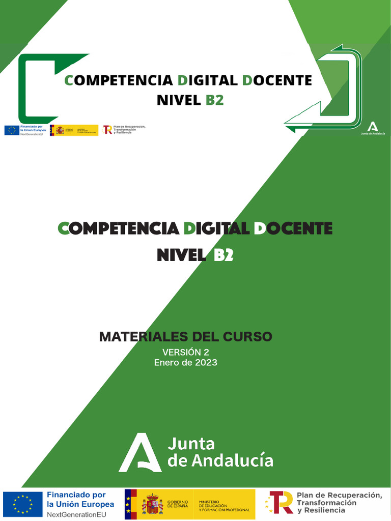 Curso de Competencia Digital Docente B2 | PDF | Chat en linea | Enseñando