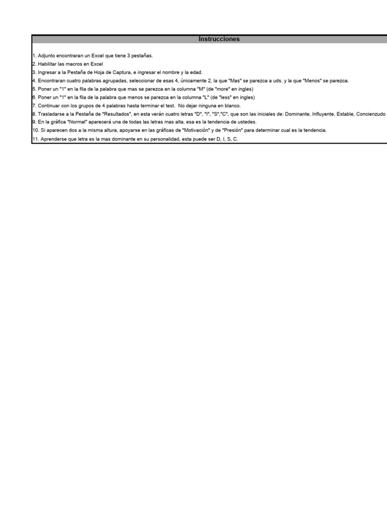 Test Cleaver Disc | Descargar gratis PDF | Fuerza