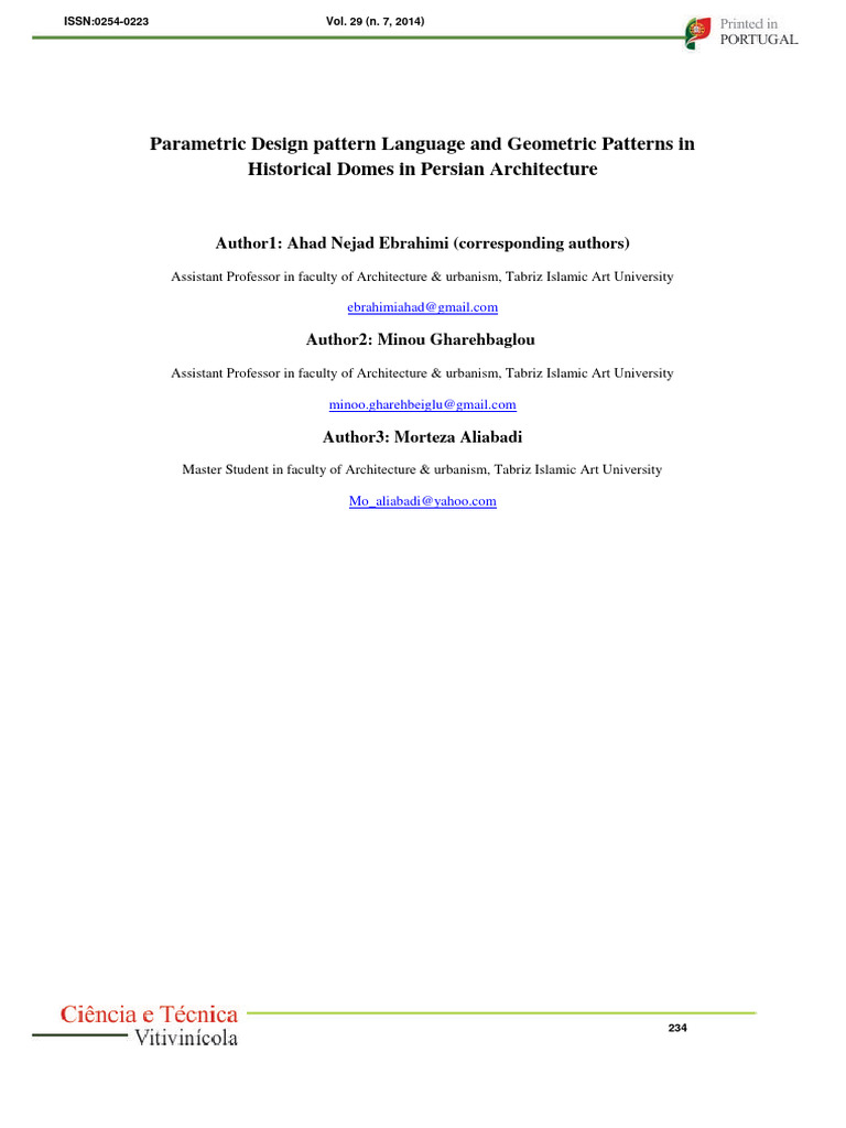 Parametric Design Pattern Language and G | PDF | Geometry | Pattern