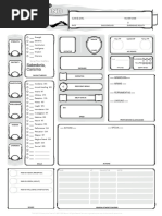 D&D Character Sheet Template PDF | PDF | Dungeons & Dragons | Tabletop ...