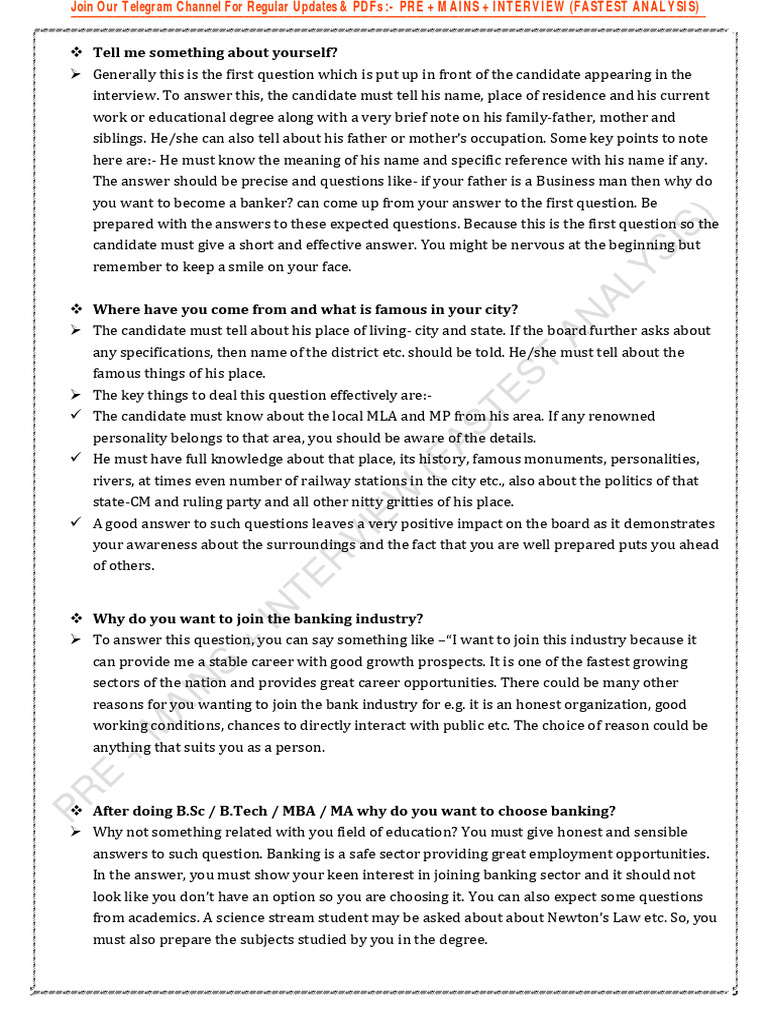 Latest Basic Interview Questions - by - RS - KK (#1) | PDF