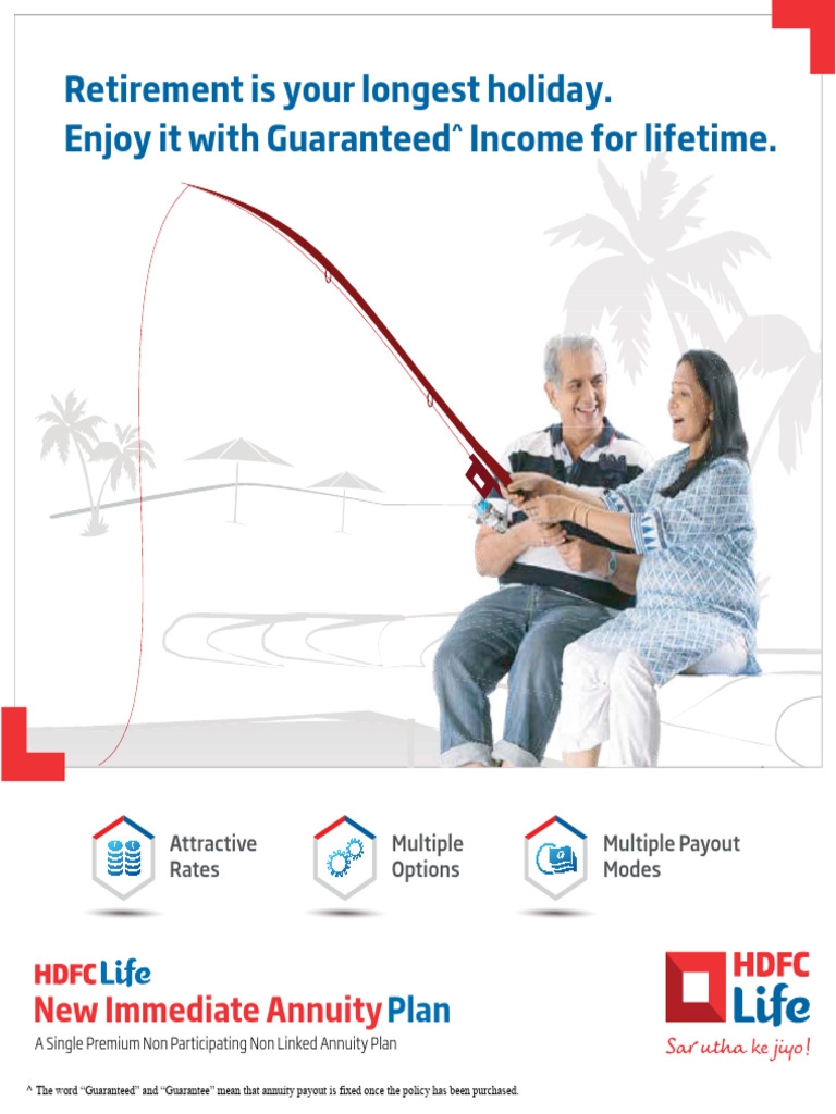 PP02201810980 HDFC Life New Immediate Annuity Individual Retail ...