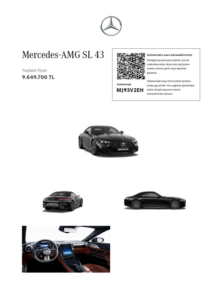 Mercedes-AMG SL 43 MJ93V2EH | PDF