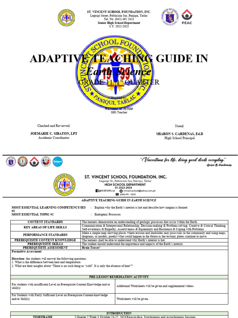 Week 3 (Earth Science) | PDF | Earth | Radioactive Decay