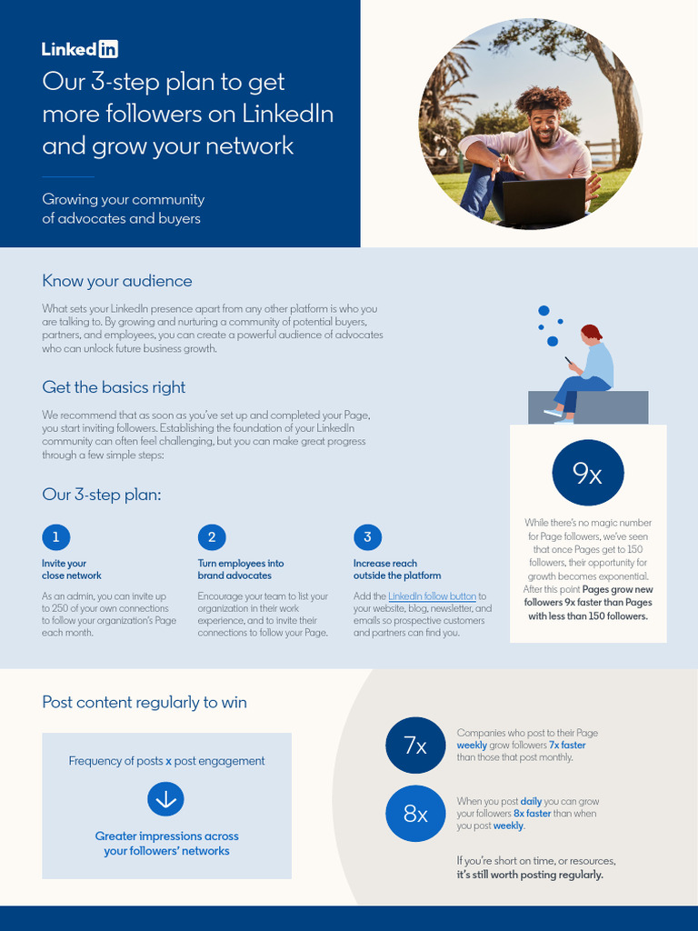 lms-linkedin-follower-growth-best-practices-one-pager | PDF | Linked In ...
