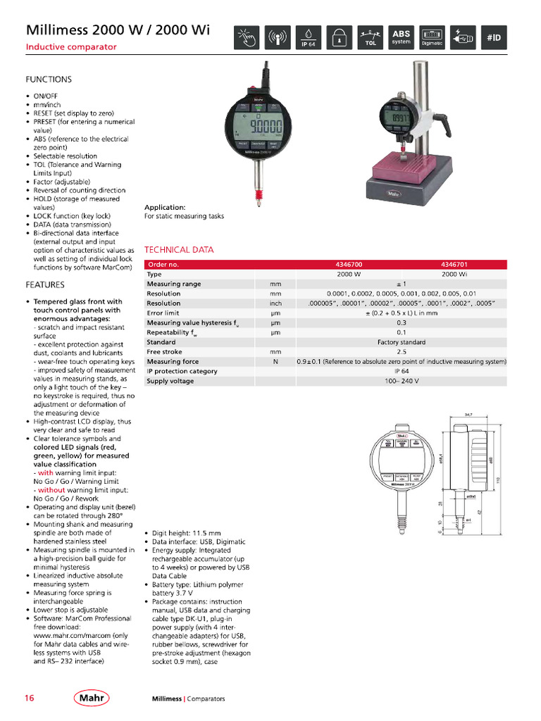 Millimess 2000 W (I) | PDF
