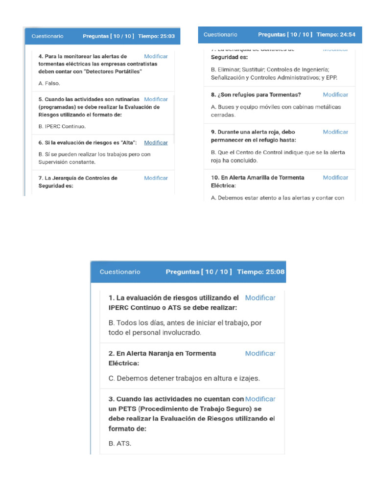 Iperc, Ats y Tormentas Electricas | PDF