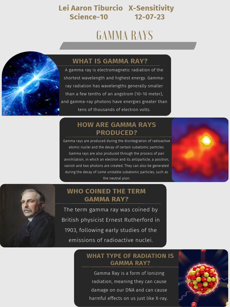 Understanding Gamma Rays: Definition & Effects | PDF | Science ...