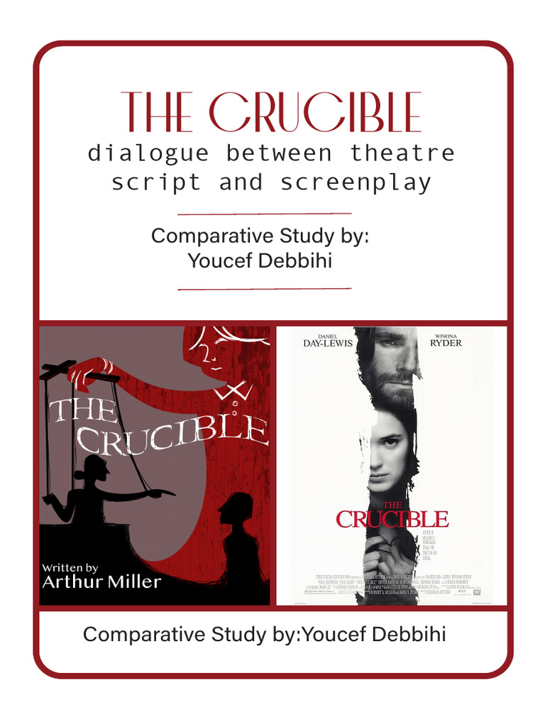 The Crucible Study | PDF | Screenplay | Witch Hunting