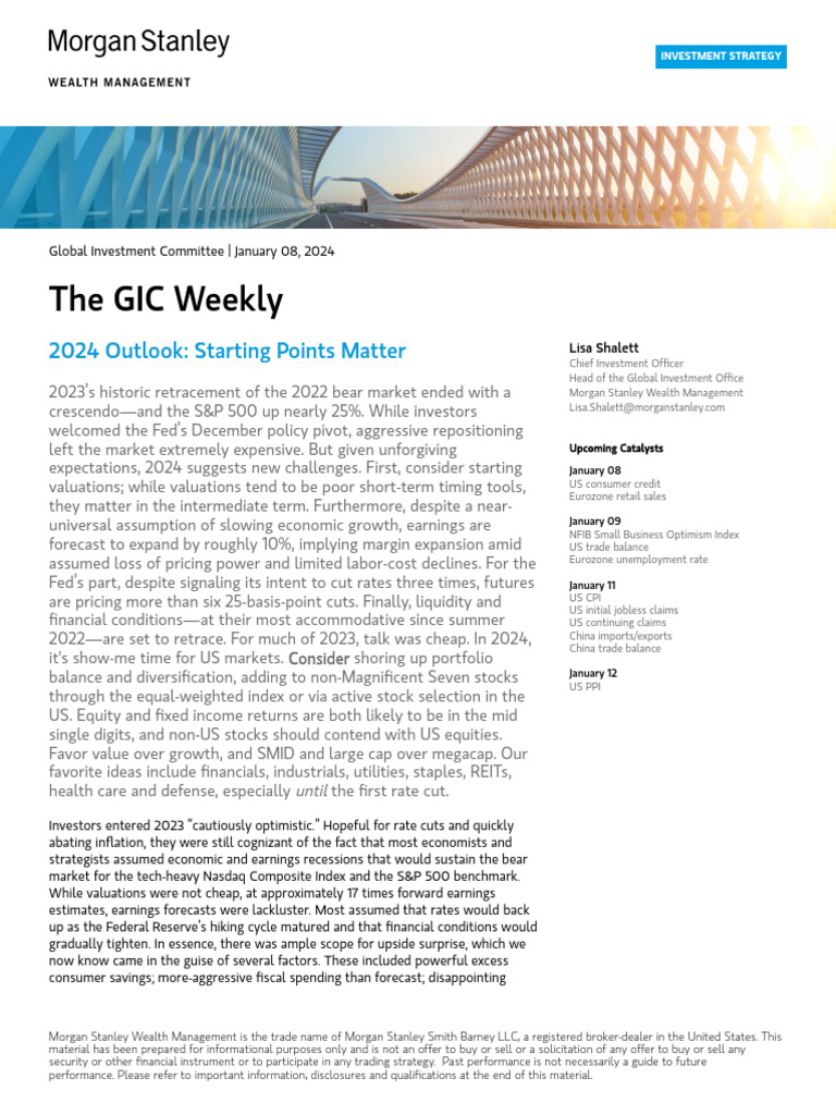 Gic Weekly 080124 | PDF | Bonds (Finance) | Financial Risk