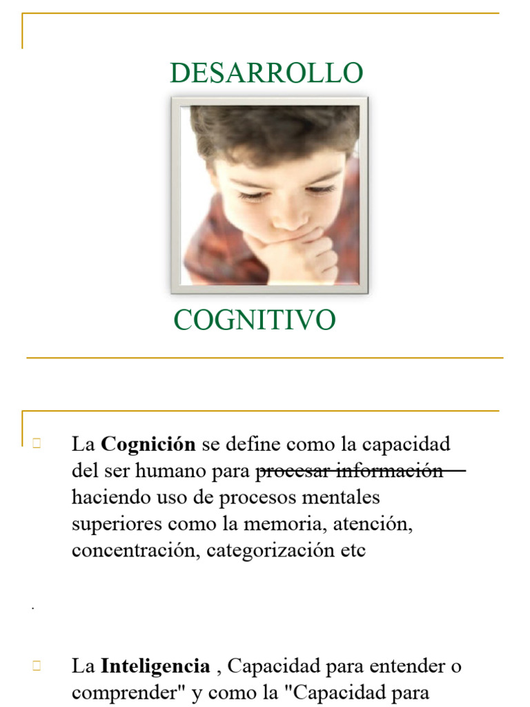 Desarrollo Cognitivo Periodo Sensoriomotor Pdf Pensamiento