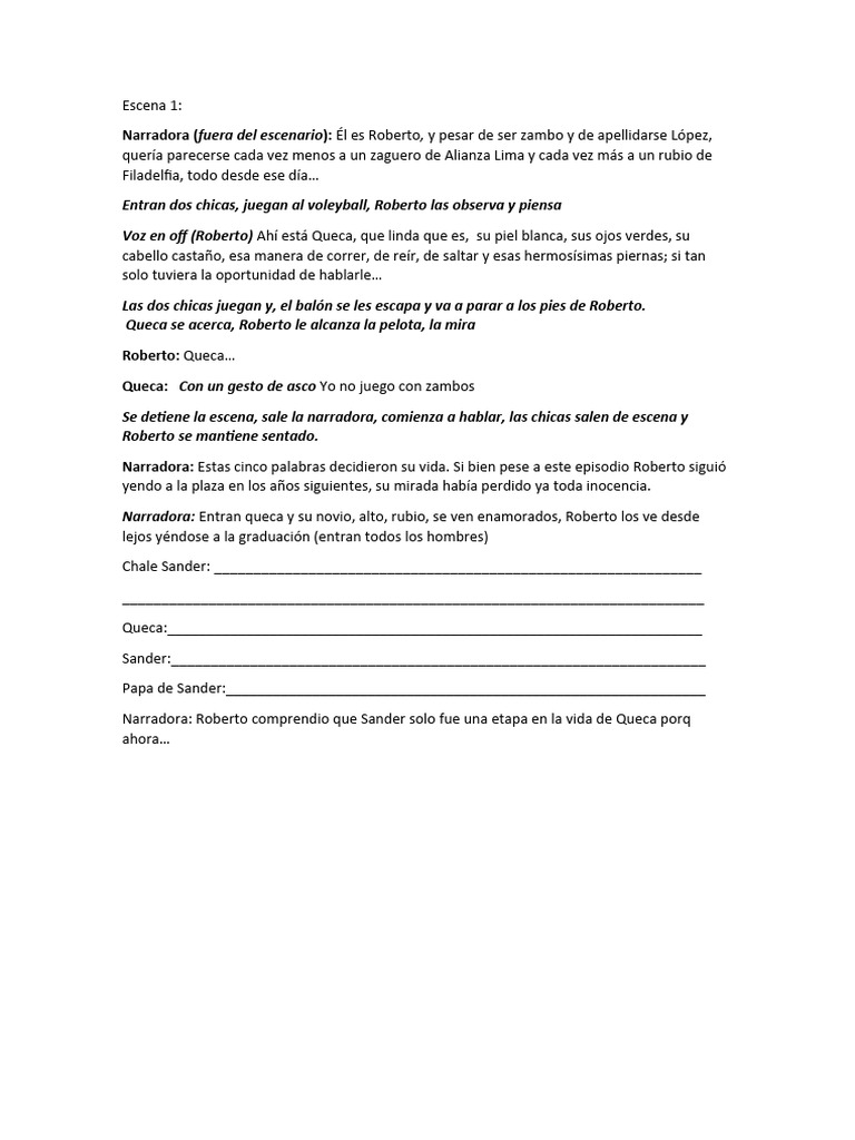 Guion de Alineacion | PDF