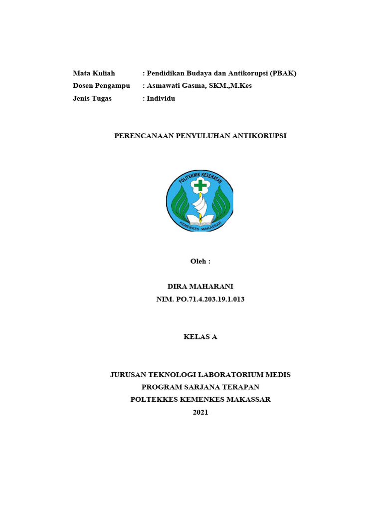 Pbak Laporan Tna | PDF