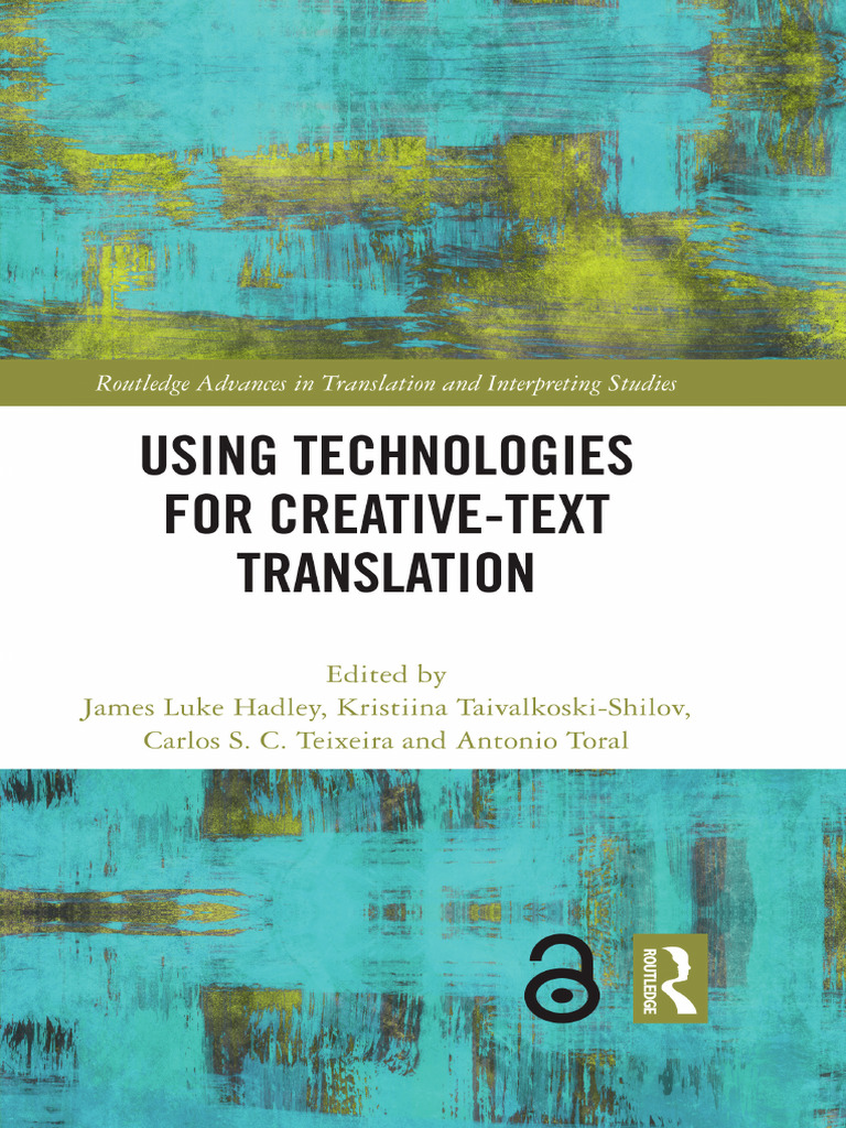 Using Technologies For Creative-Text Translation (James Luke Hadley) (Z ...