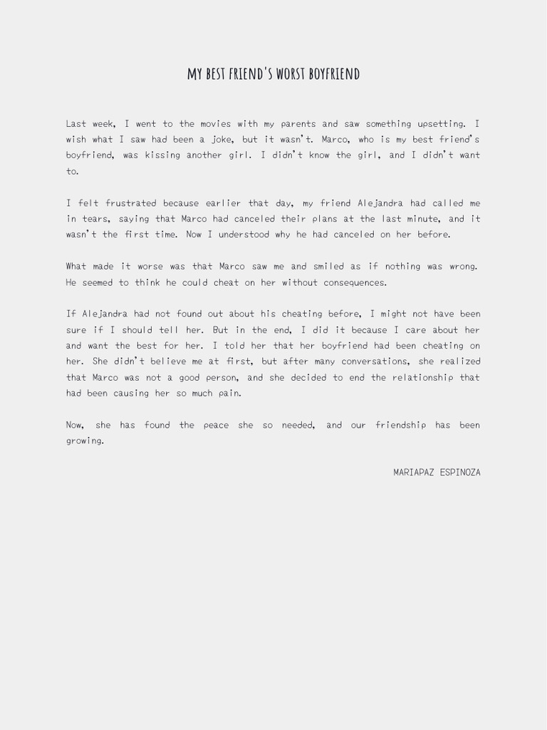 Betrayal: A Friend's Diary Entry | PDF