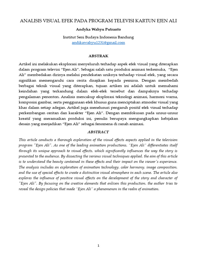 Pengetahuan Tv-Analisis Program RTV | PDF