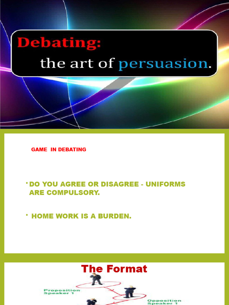 Debating Structure and Strategies | PDF | Language Arts & Discipline