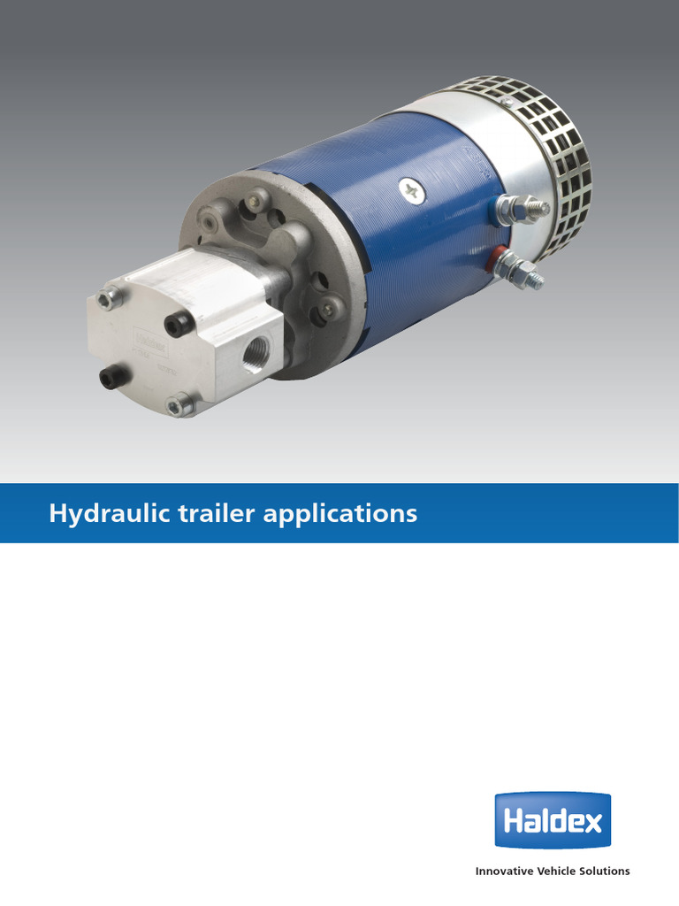 Haldex 电动液压泵 | PDF | Pump | Electric Current