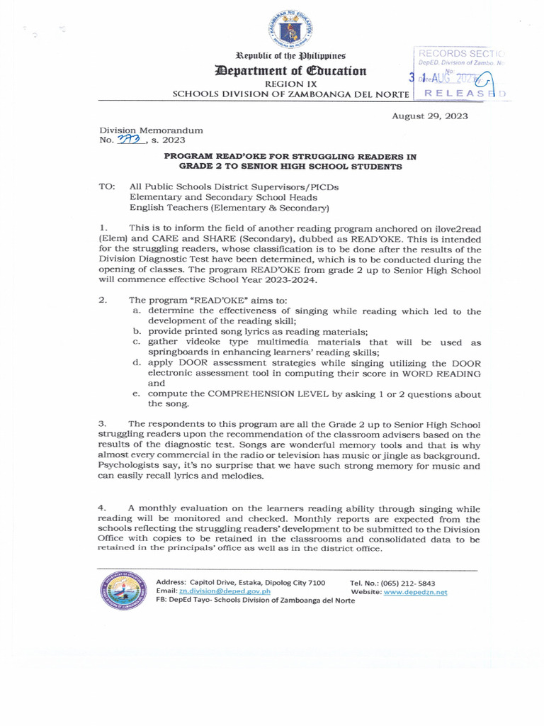 D M No 373s 2023 | PDF