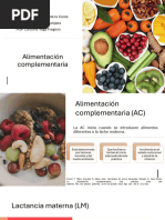 Alimentacion Complementaria | PDF | La leche materna | Alimentos