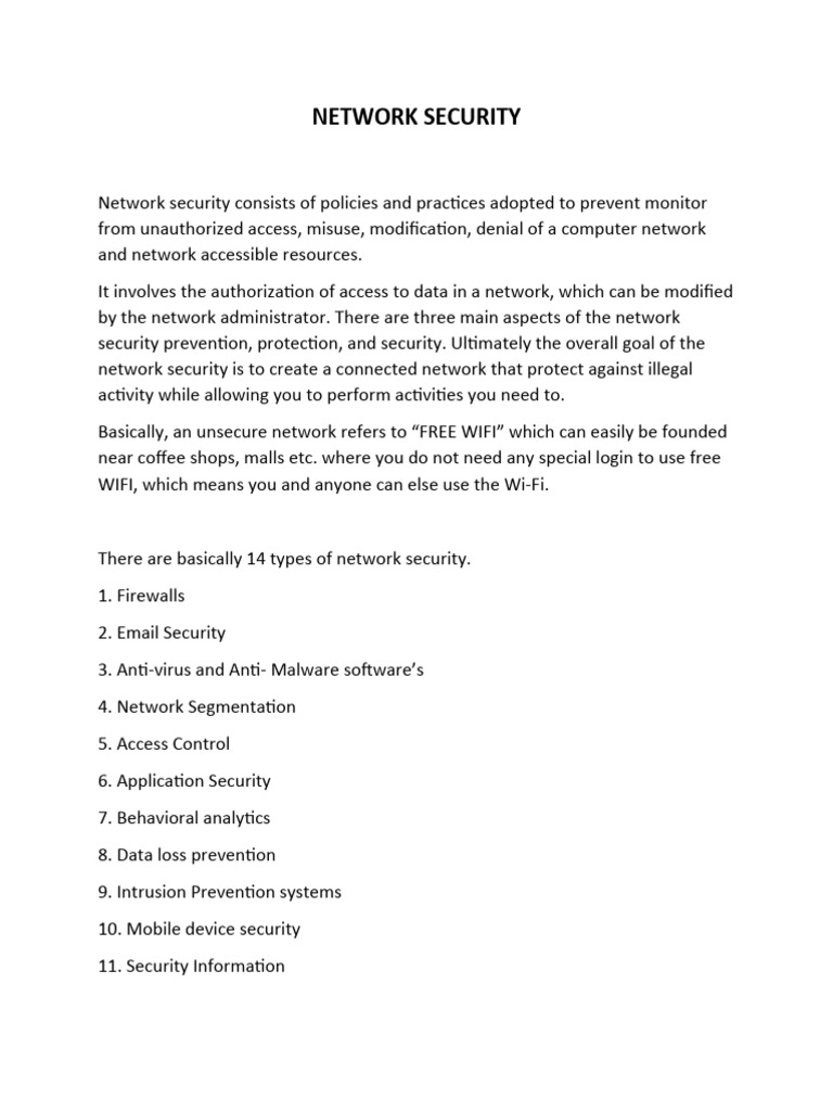 Networksecurity Pdf Computer Security Security