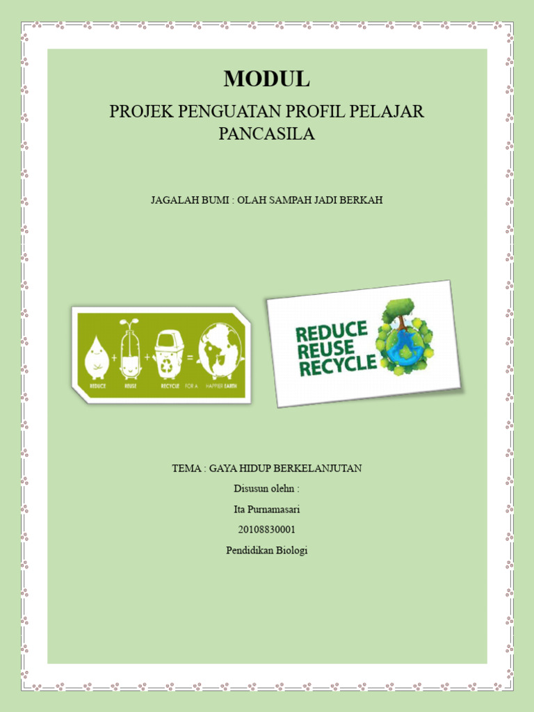 Modul Projek Penguatan Profil Pelajar Pancasila | PDF