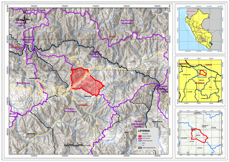 Mapa Hidrográfico de Ecuador y Perú | PDF