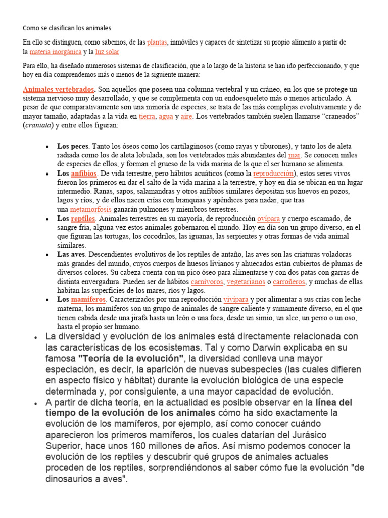 Expo. Animales Grupo 2 | PDF