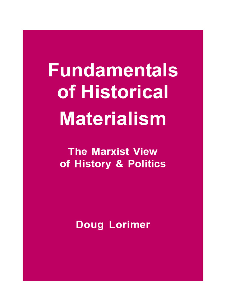 Fundamentals - of - Historical - Materialism Lorimer | PDF ...