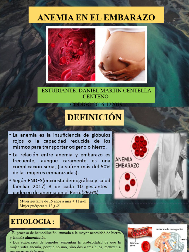 Anemia y Hemodilución en el Embarazo | PDF