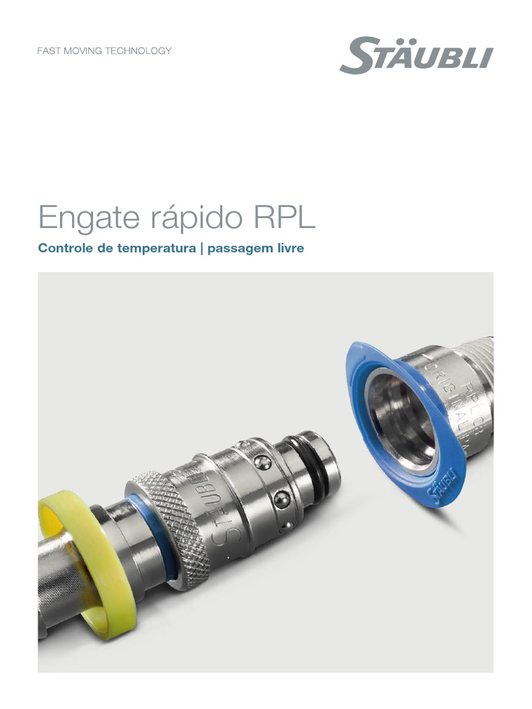 Rpl Full Flow Temperature Control Couplings Br Pdf Engenharia Mecânica Física Aplicada E