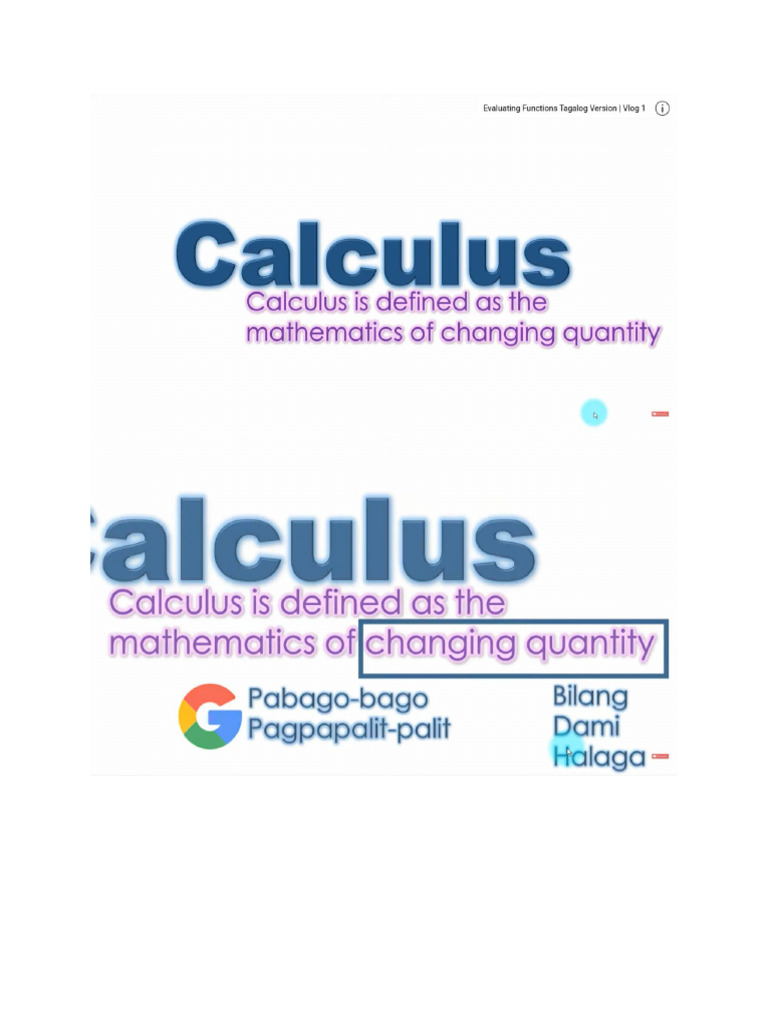 Intro in Basic Calculus | PDF