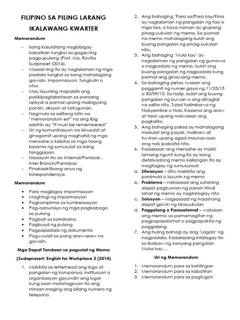 FPL Reviewer 2ND Quarter | PDF