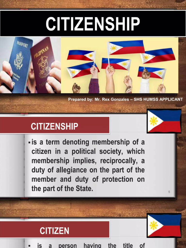 Citizenship | PDF