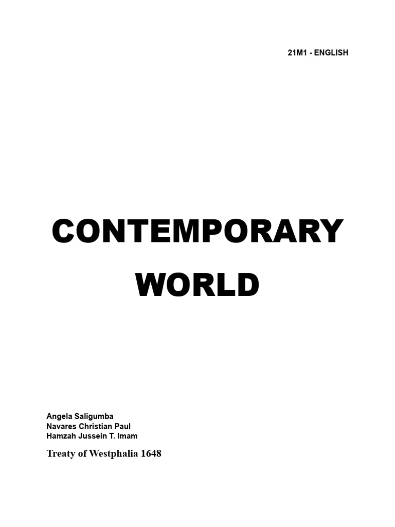 Final HW Contemporary World | PDF | International Criminal Court | International Criminal Law