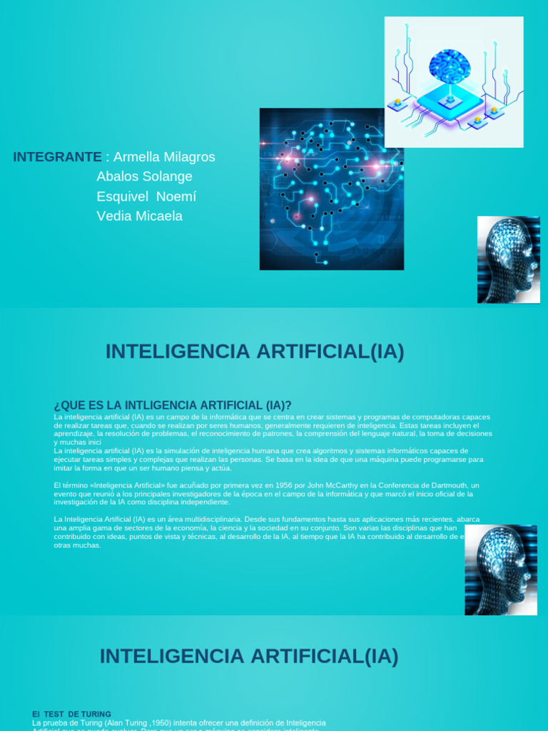 Ciencia Tic Tp... Hoy - PPTX - 20231129 - 220453 - 0000 | PDF | Inteligencia artificial ...