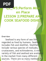 Classification of Seafood | PDF | Fish | Mollusca