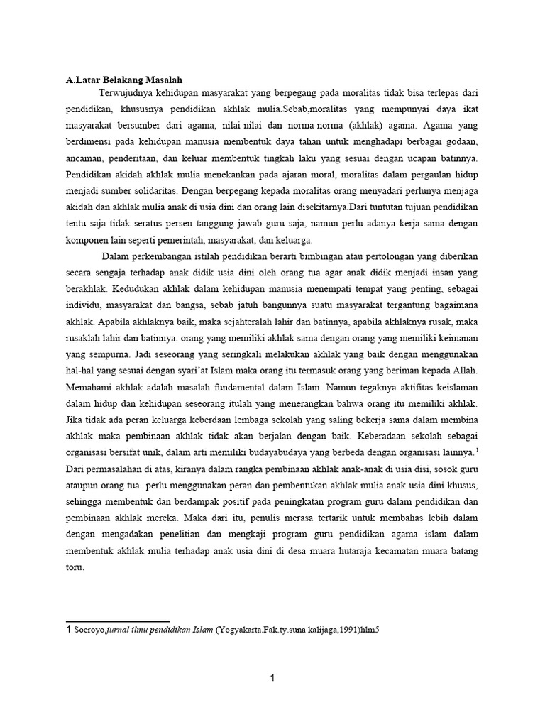 Proposal Mini Program | PDF