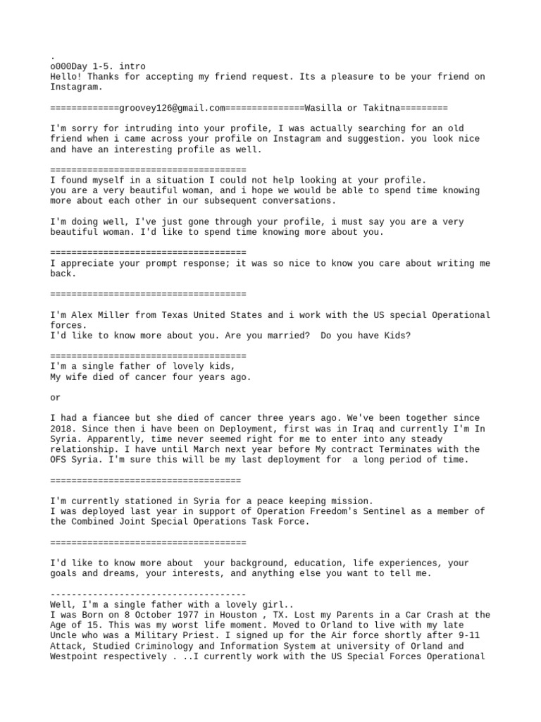 Military Dating Format Insights | PDF