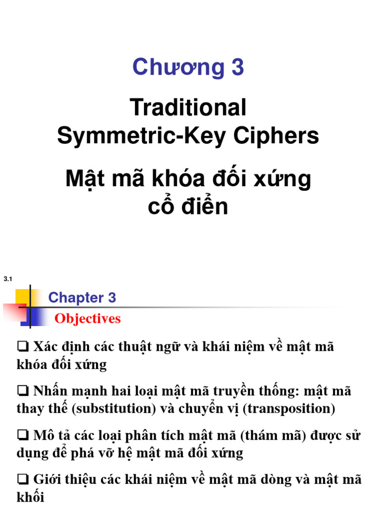 ch-03-vn-Mật mã khóa đối xứng | PDF
