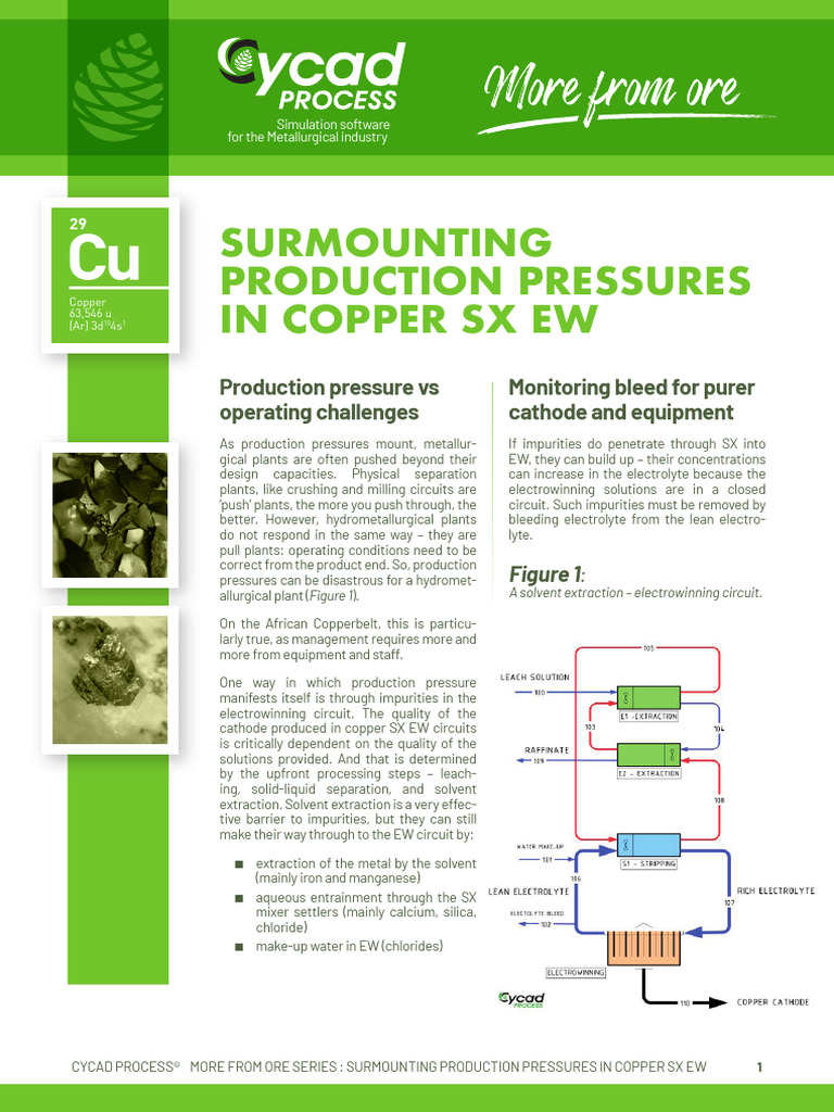 Case Study On How To Reduce Copper Cathode Reject Rates | PDF ...