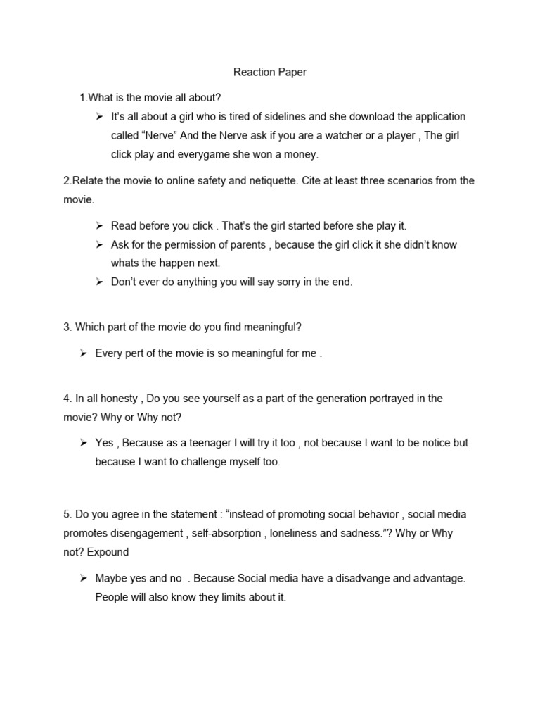 Reaction Paper (Emtech) | PDF