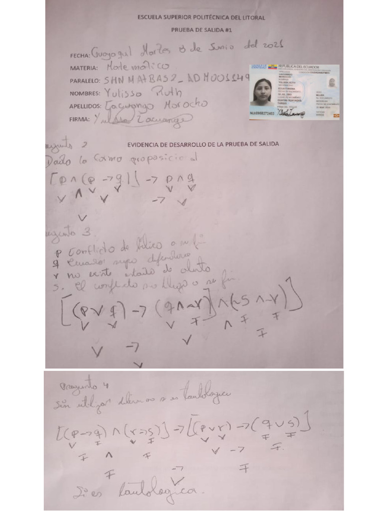 Prueba de Salida | PDF