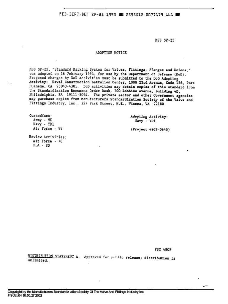 MSS SP-45-1998 | PDF