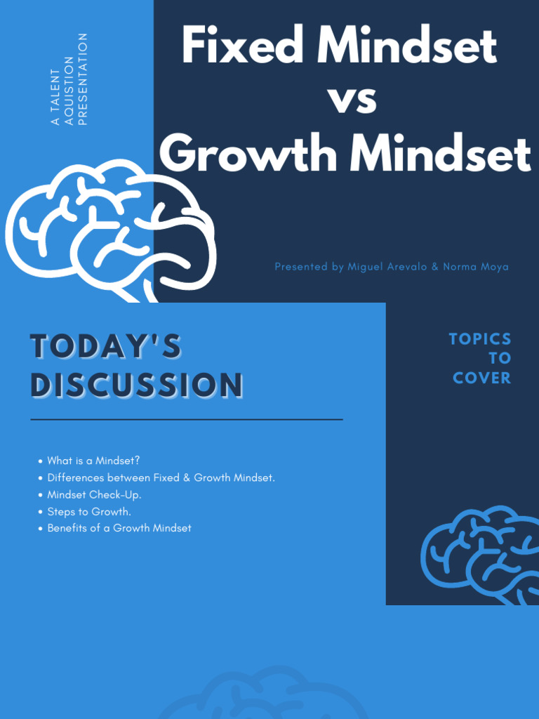 Fixed Mindset Vs Growth Mindset | PDF | Mindset | Social Psychology